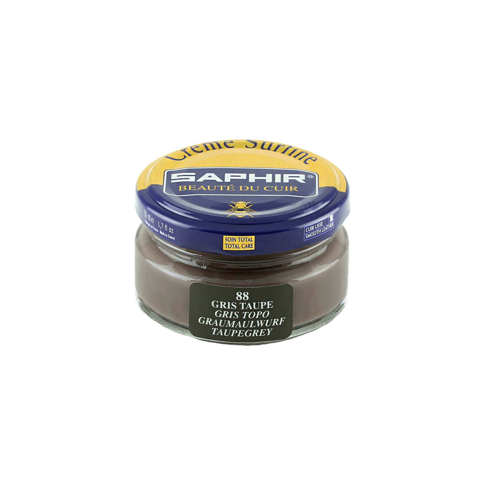 Saphir Superfine Shoe Cream for Taupe Leather Shoes