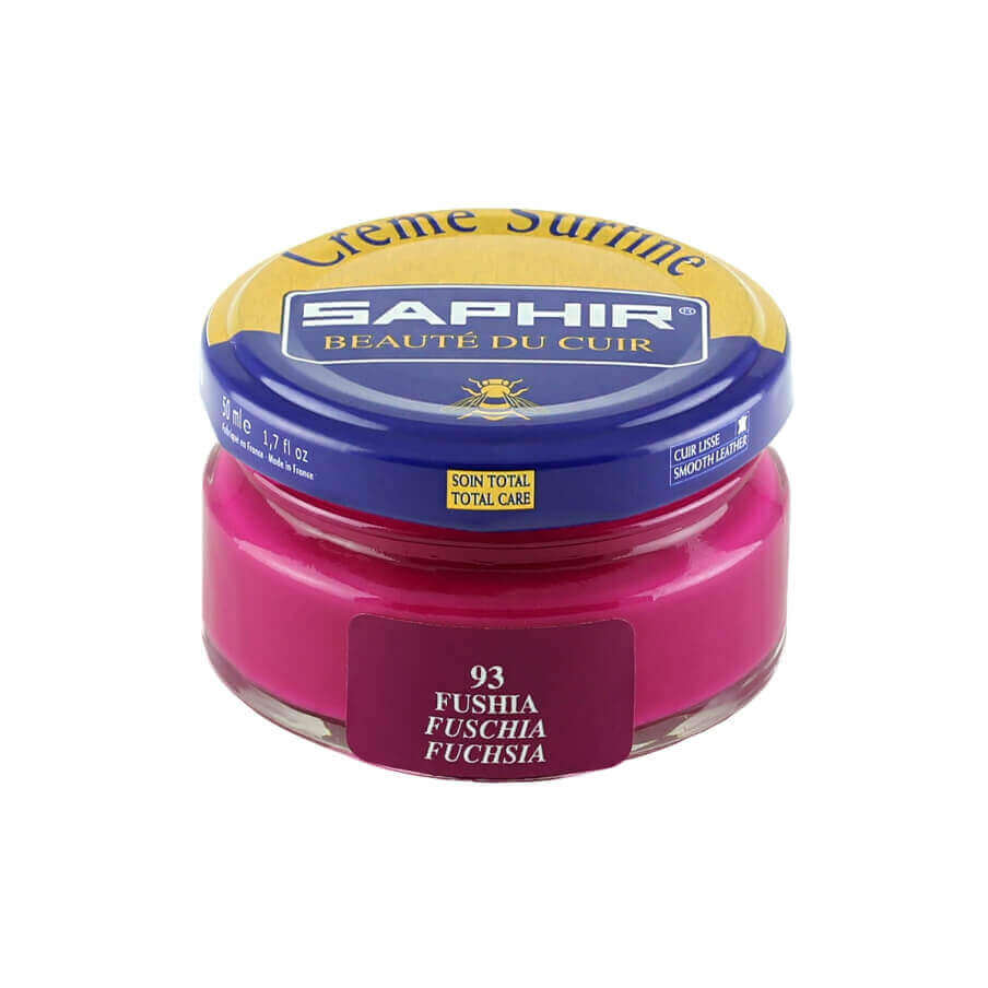 Saphir Superfine Shoe Cream for Fuchsia Leather Shoes