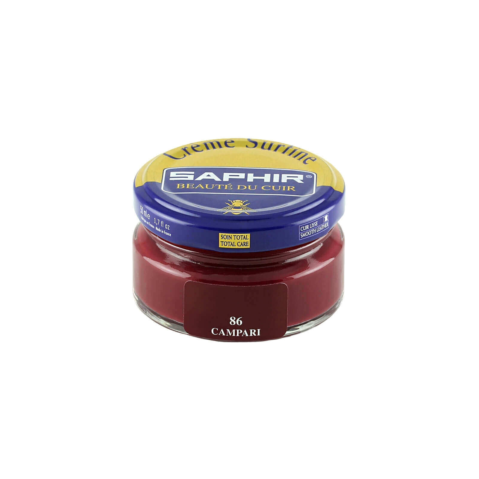 Saphir Superfine Shoe Cream for Campari Red Leather Shoes
