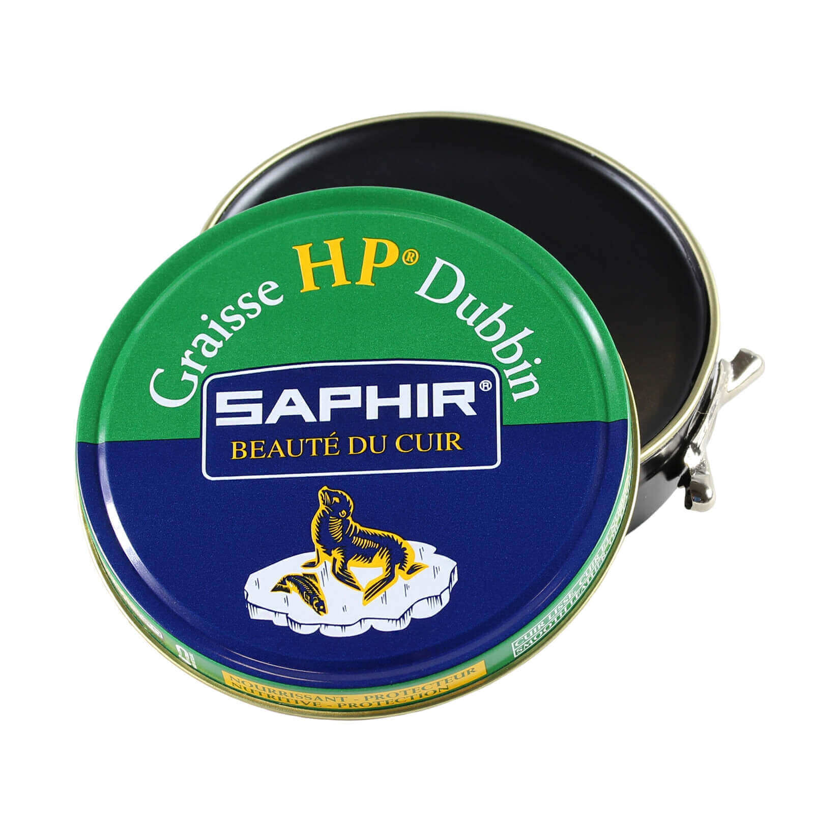 Saphir HP Black Dubbin for Greased Leather 100ml