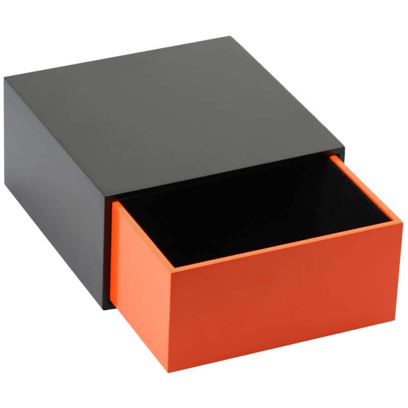 Orange Shoe Shine Box to keep your shoe care products