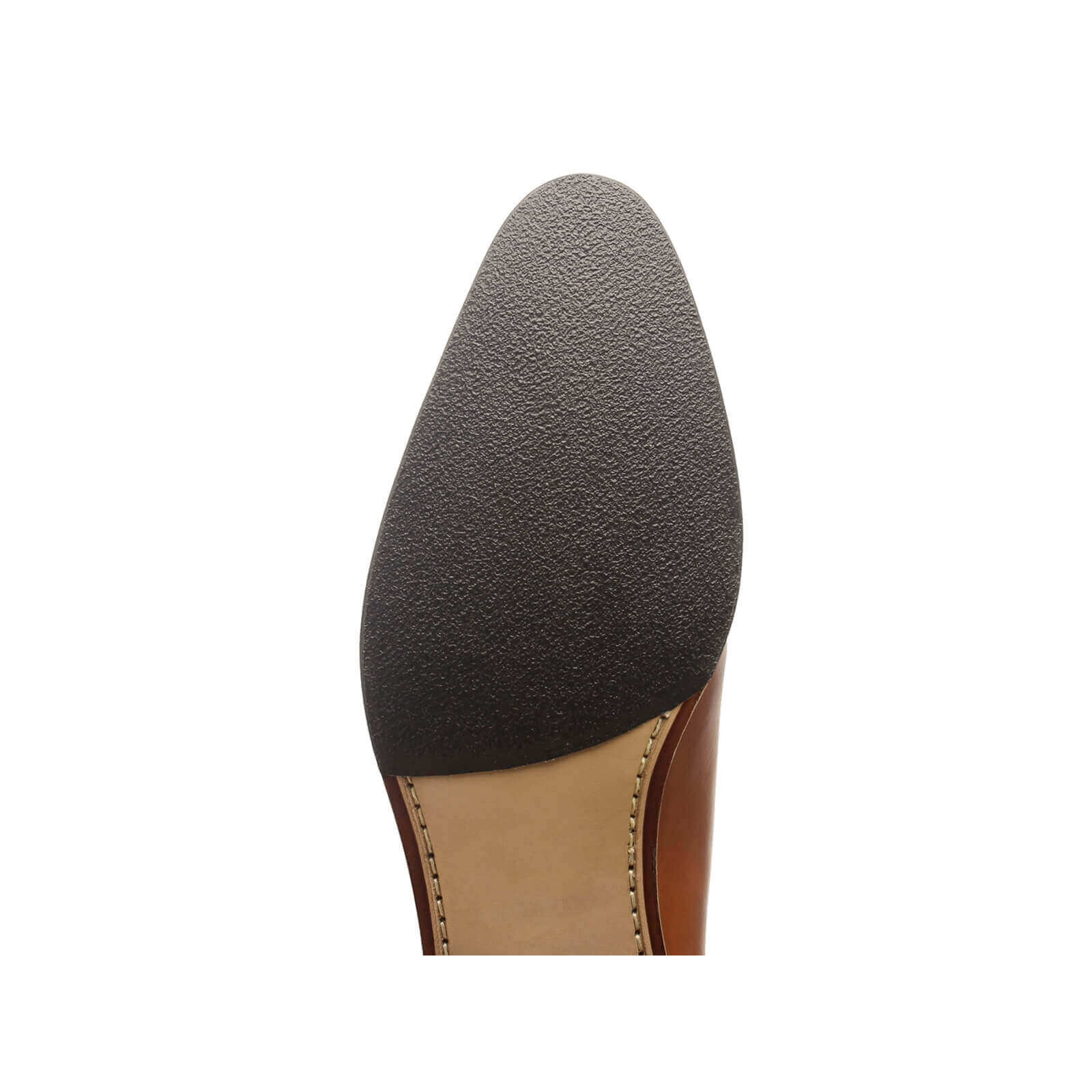 Brown rubber shoe sole protectors to make shoes more durable