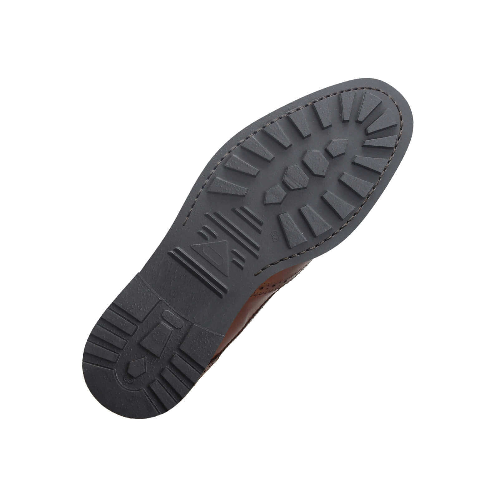 Full shoe resoling: stitched cleated soles