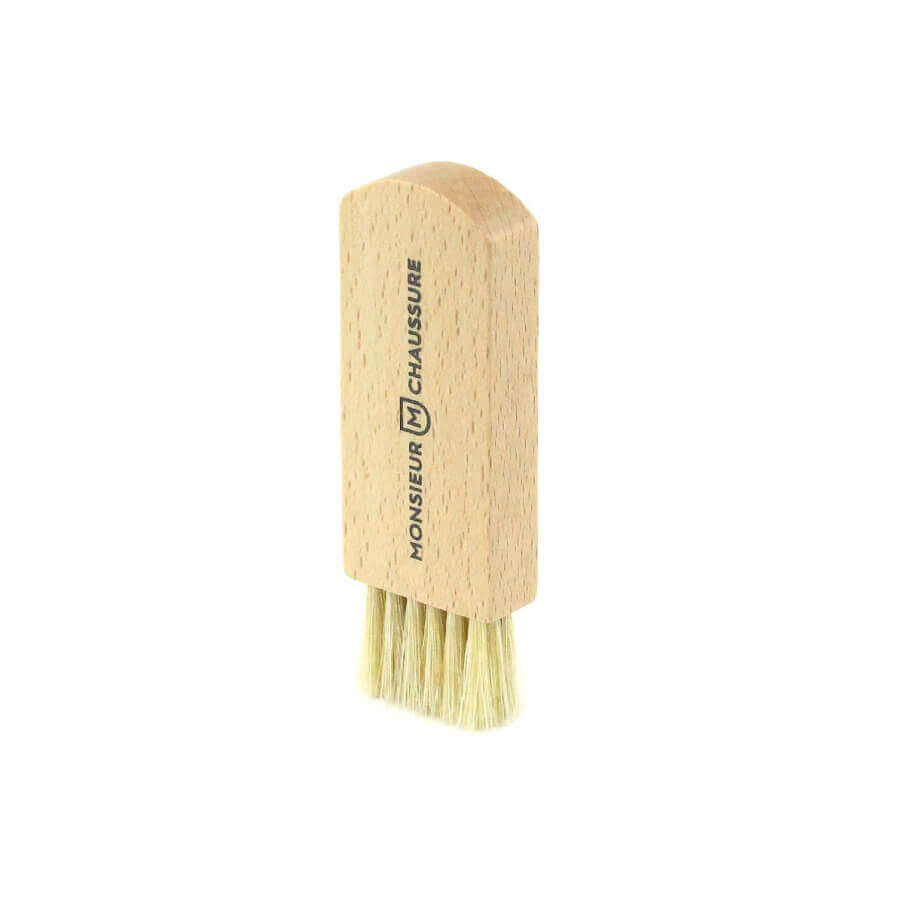 Monsieur Chaussure Welt Brush for Treating Wax Stitching on Shoes