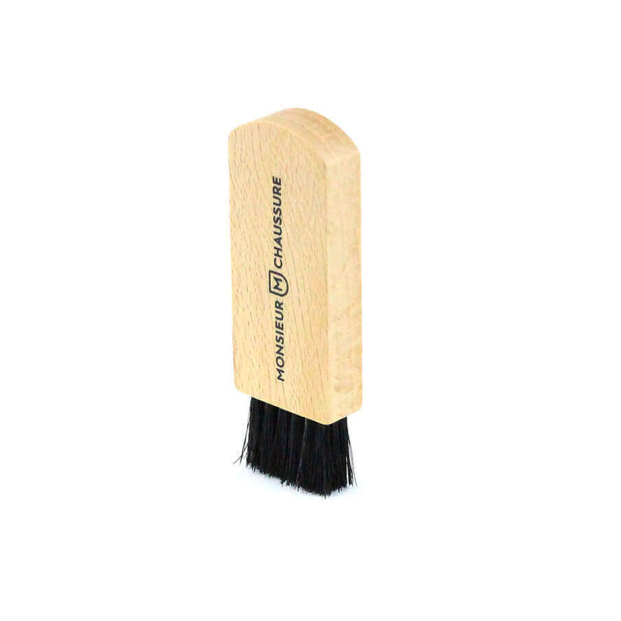 Monsieur Chaussure Or Welt Brush for the Care of Wax Stitching on Shoes