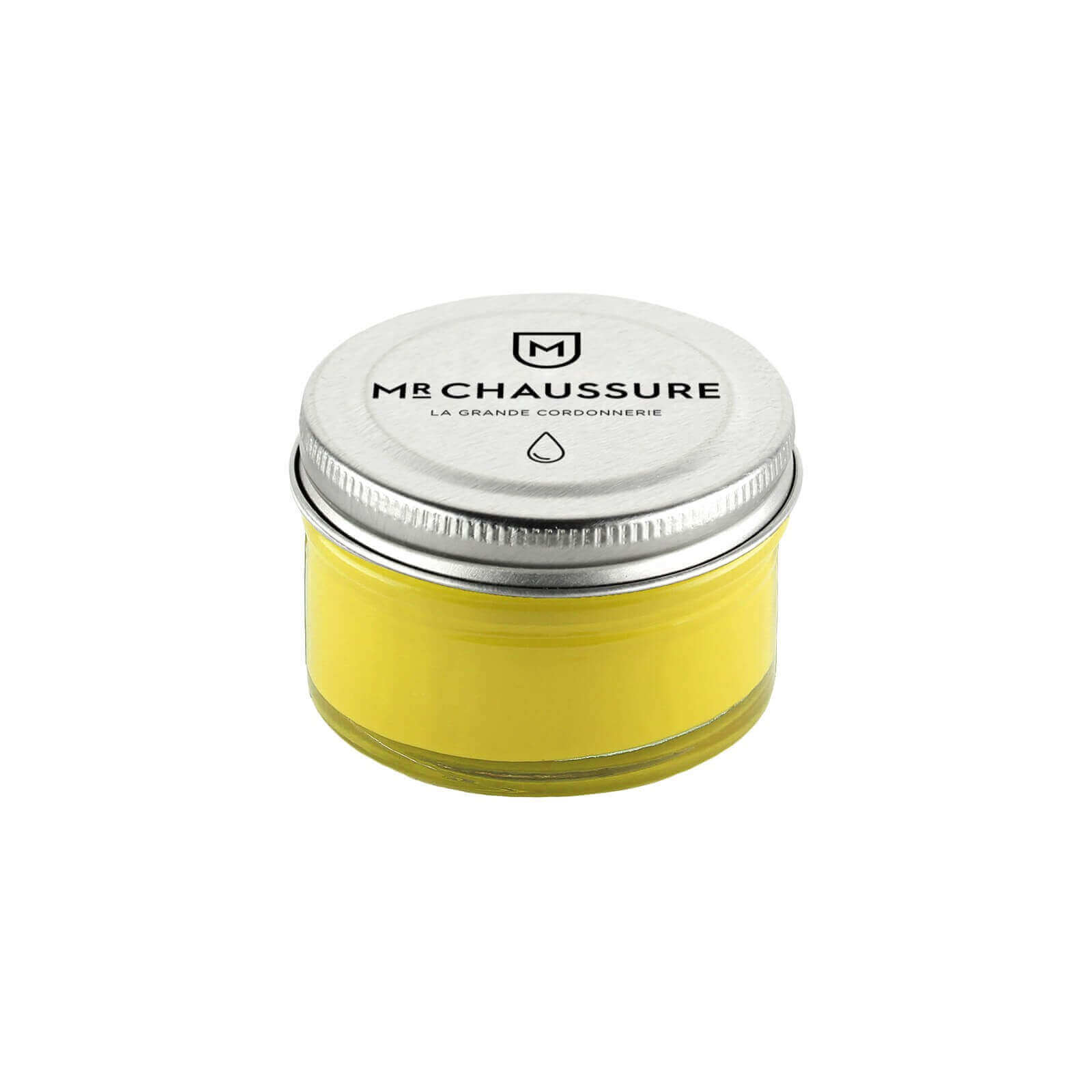 Monsieur Chaussure yellow Leather Shoe Cream