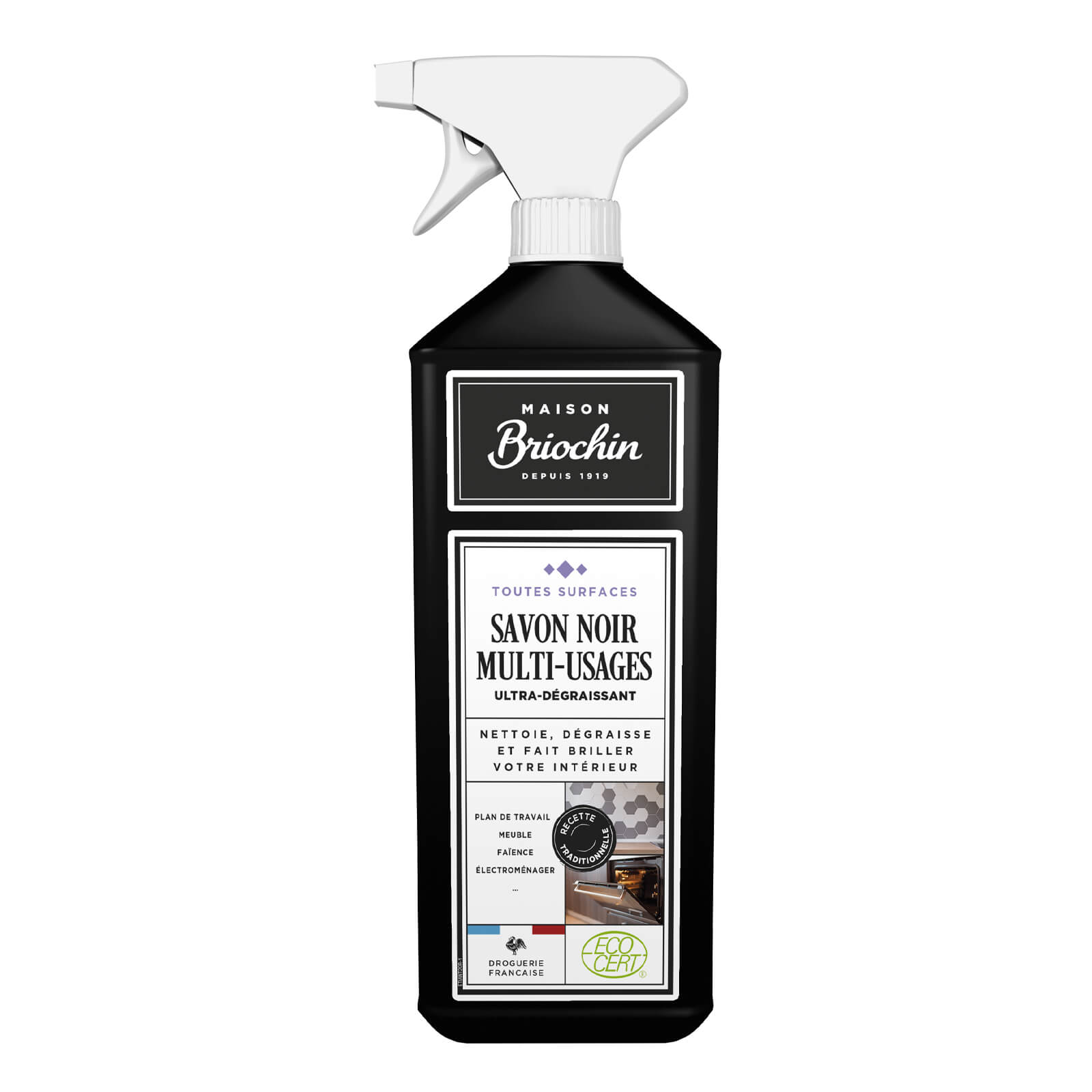 Multi-purpose black soap cleaner and degreaser for the home