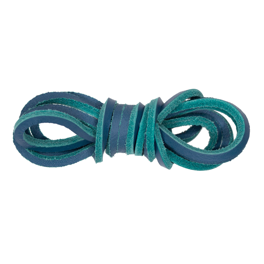 Gitane Blue Leather Boat Shoe Laces
